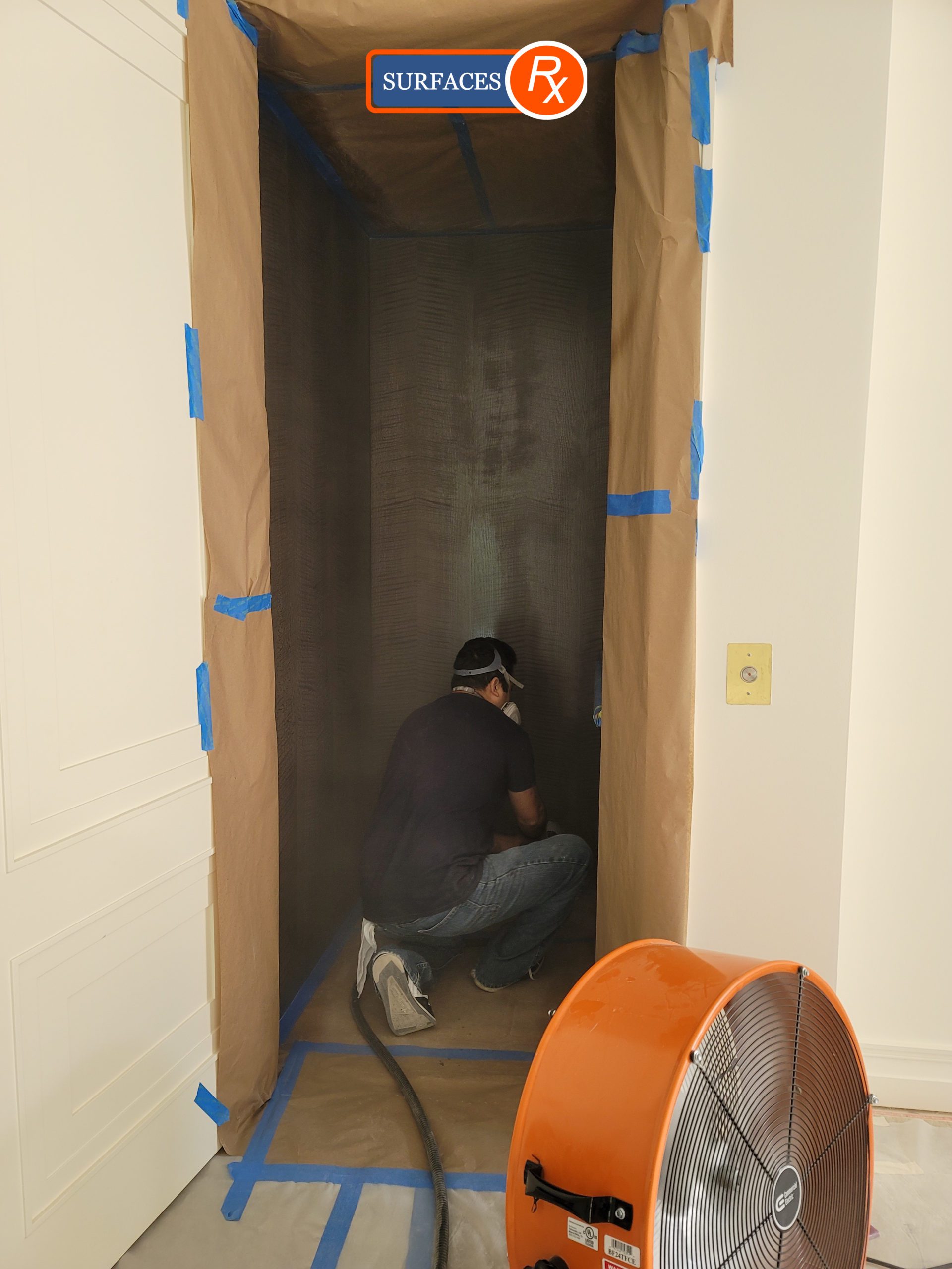 Elevator Millwork Finishing | Wood Refinishing Dallas