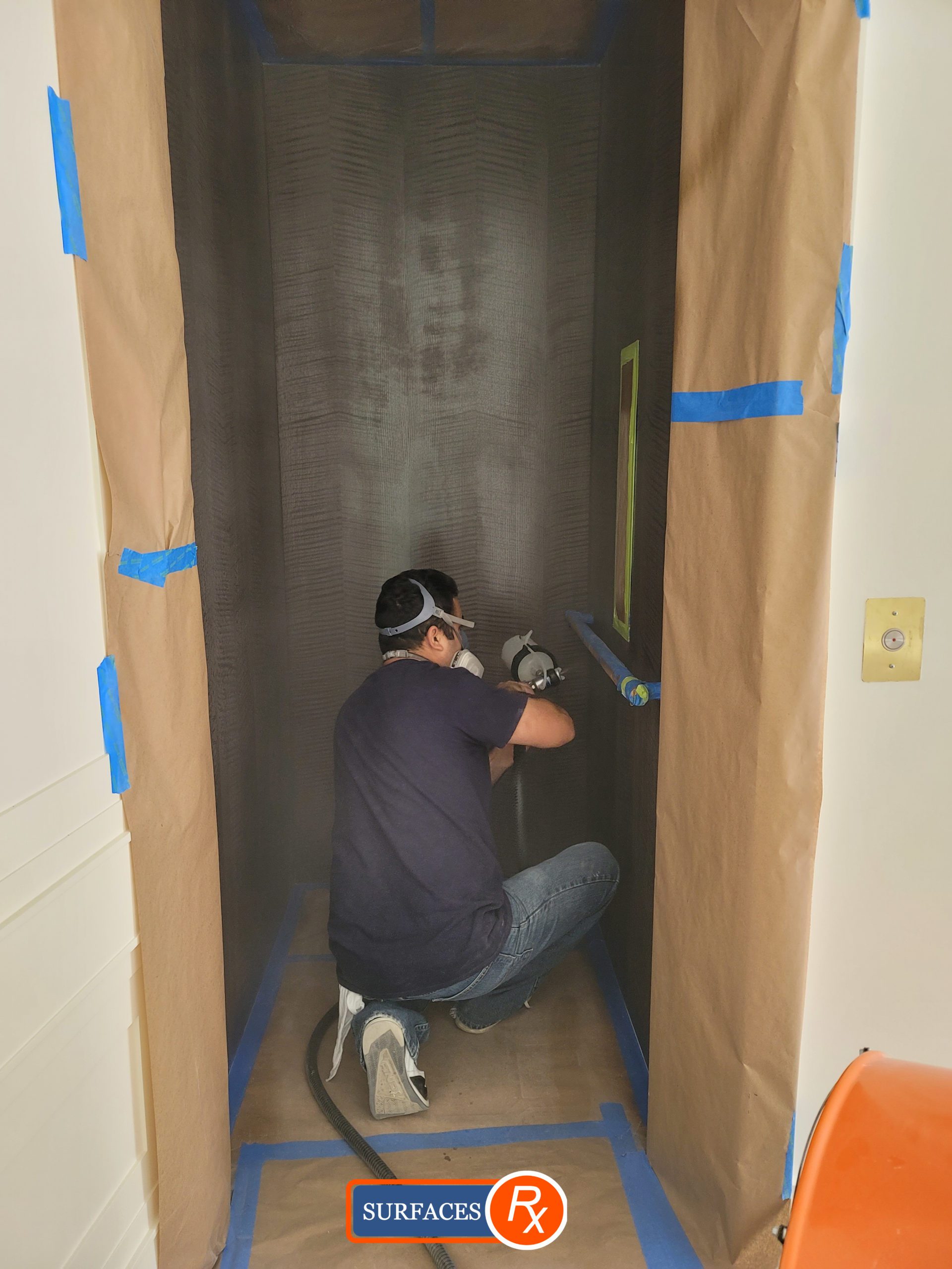 Elevator Millwork Finishing | Wood Refinishing Dallas